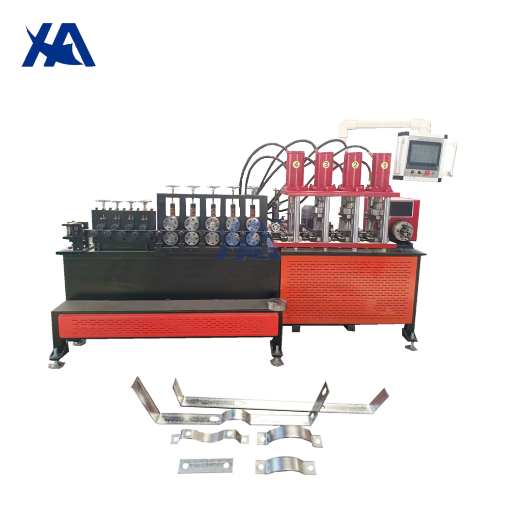 Automatic Pipe Clamp Making Machine Flat Iron Hoop Holding