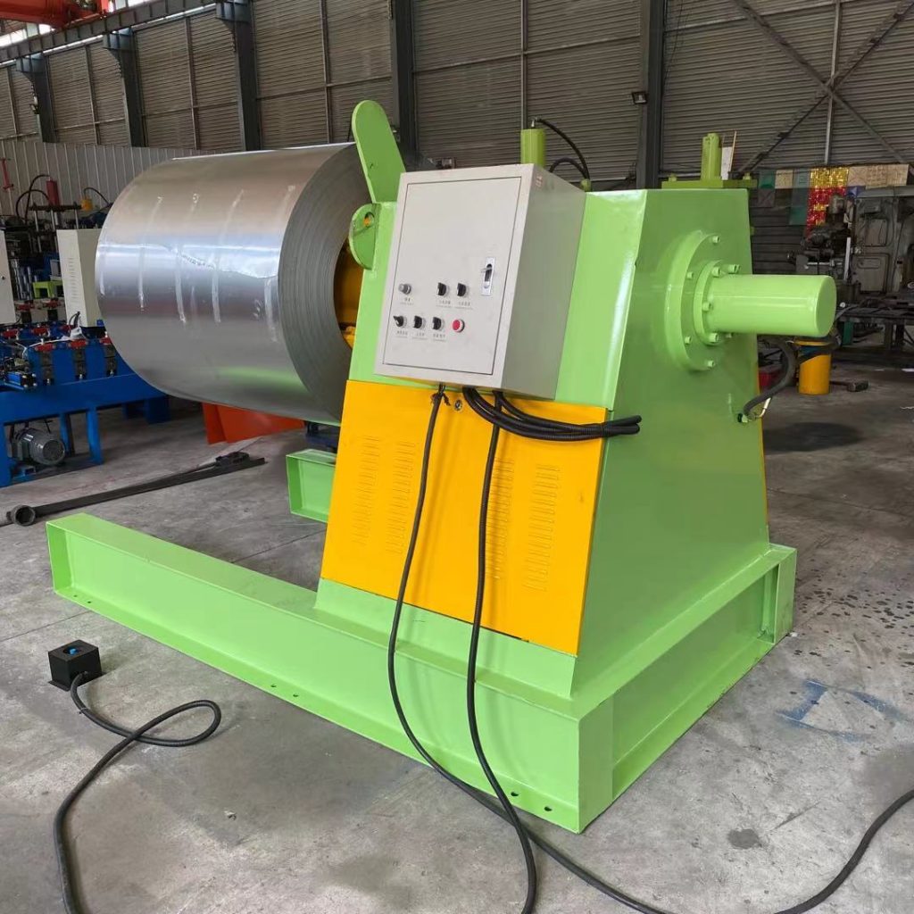 10T Electric Automatic Sheet Decoiler Machine Metal Sheet Decoiler ...