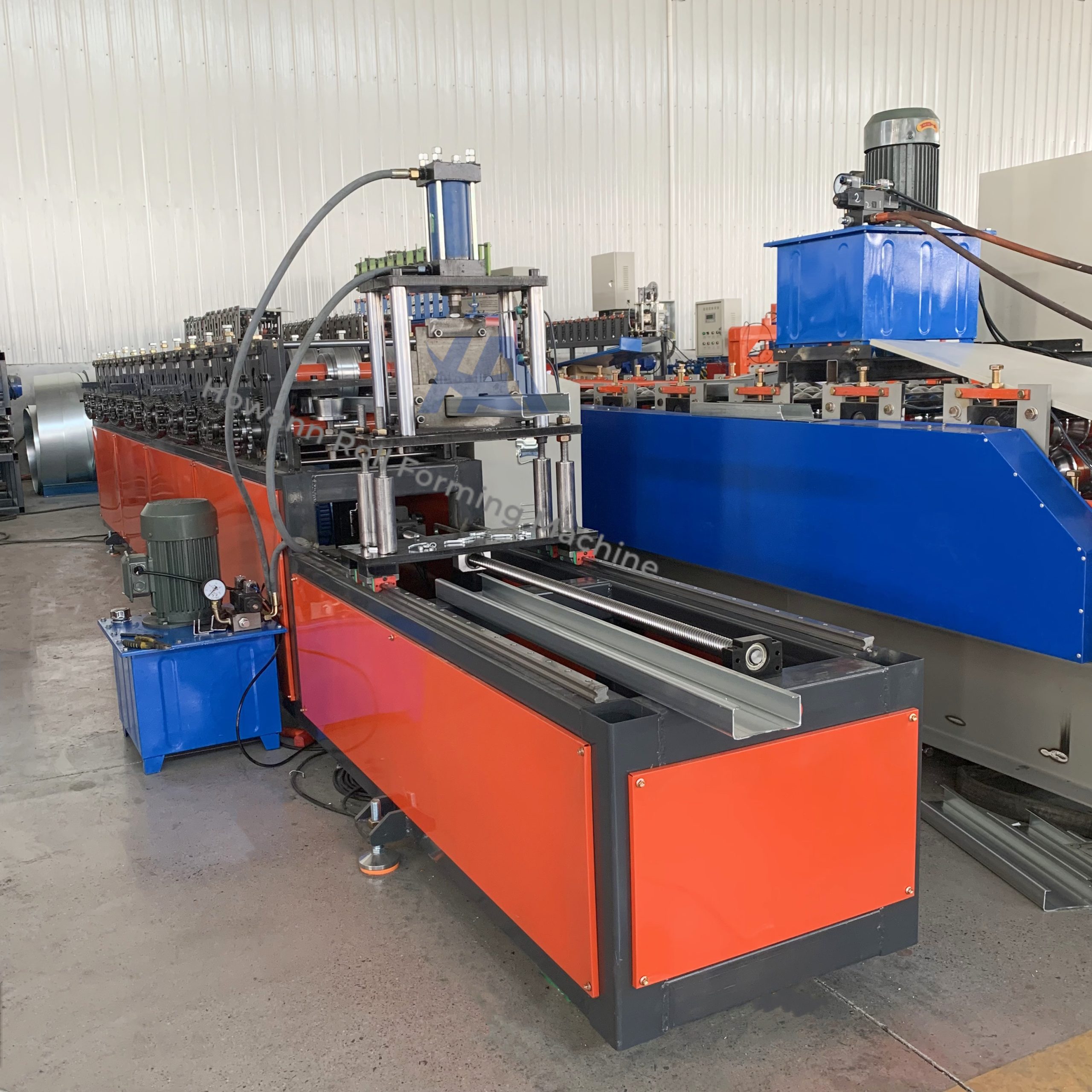 High Speed C Profile Purlin Machine C U Z Steel Purlin Cold Formed ...