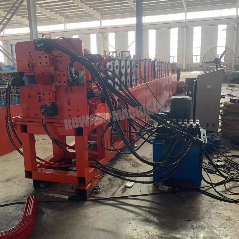 Construction rain water gutter square tube steel making machine – Roll ...